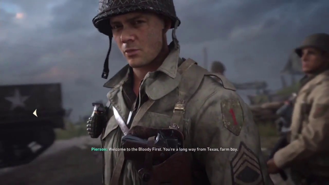 call of duty world war 2 d-day mission part 2 - clear the farmhouse ...