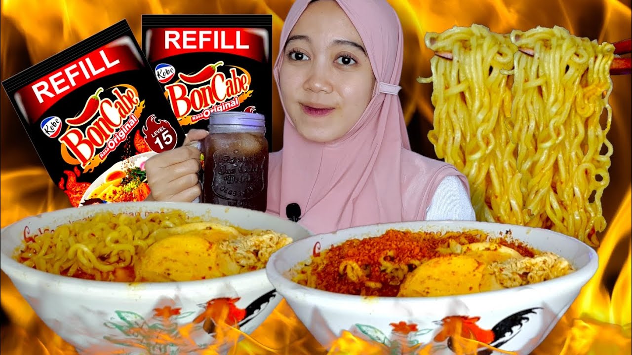 MASIH NGEBUL LANGSUNG HAP 😁 || MIE REBUS AYAM BAWANG,DITAMBAH TELOR ...