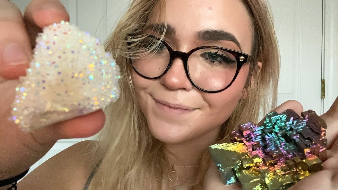 ASMR Doing Your Makeup w/ CRYSTALS 🧿 🔮 *close up* - YouTube