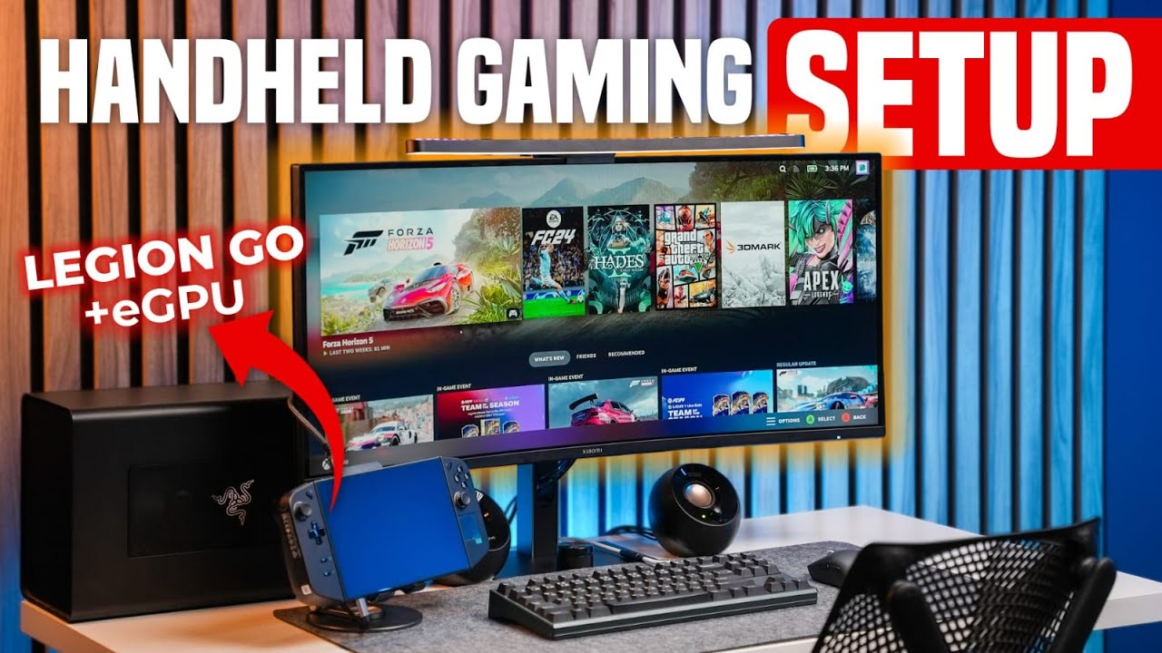 Productive Handheld Gaming Desk Setup 2024 (BITSetupFlex is BACK ...