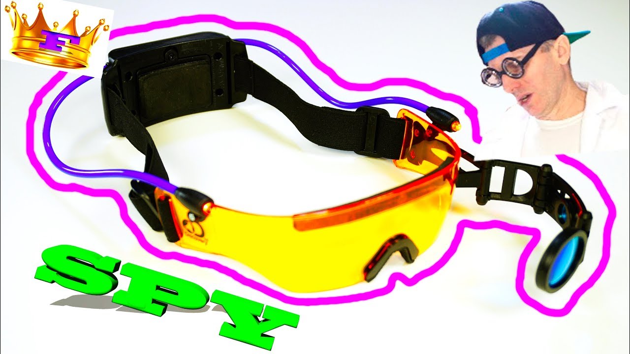 SPY GEAR NIGHT VISION GOGGLES COOL !! - YouTube