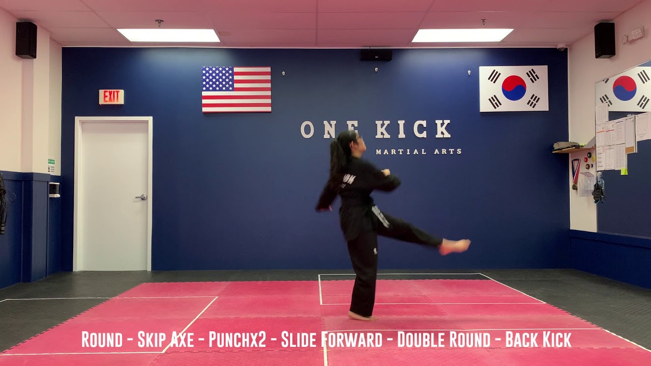 Black Belt Kicking Combinations #1 - YouTube