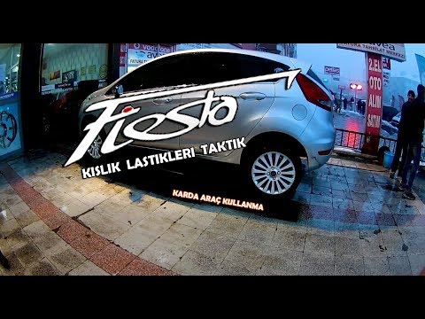 Ford Fiesta Kışlık Lastikler Karda Araç Kullandık !