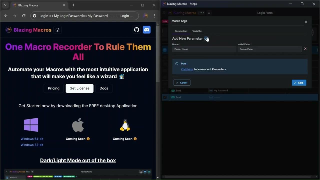 Macro Recorder : Groups & Embed Macros & Parameters - Blazing Macros - YouTube