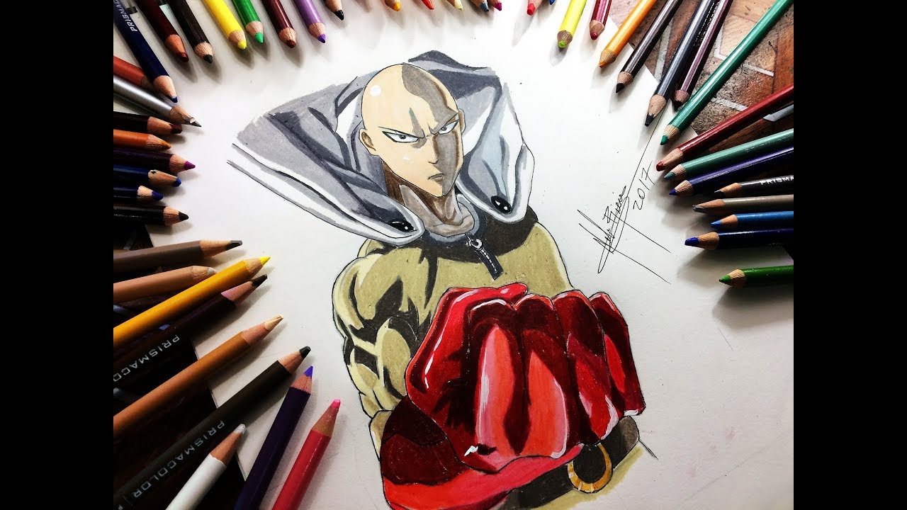 Cómo Dibujar a Saitama (One-Punch Man) | How to draw Saitama - YouTube