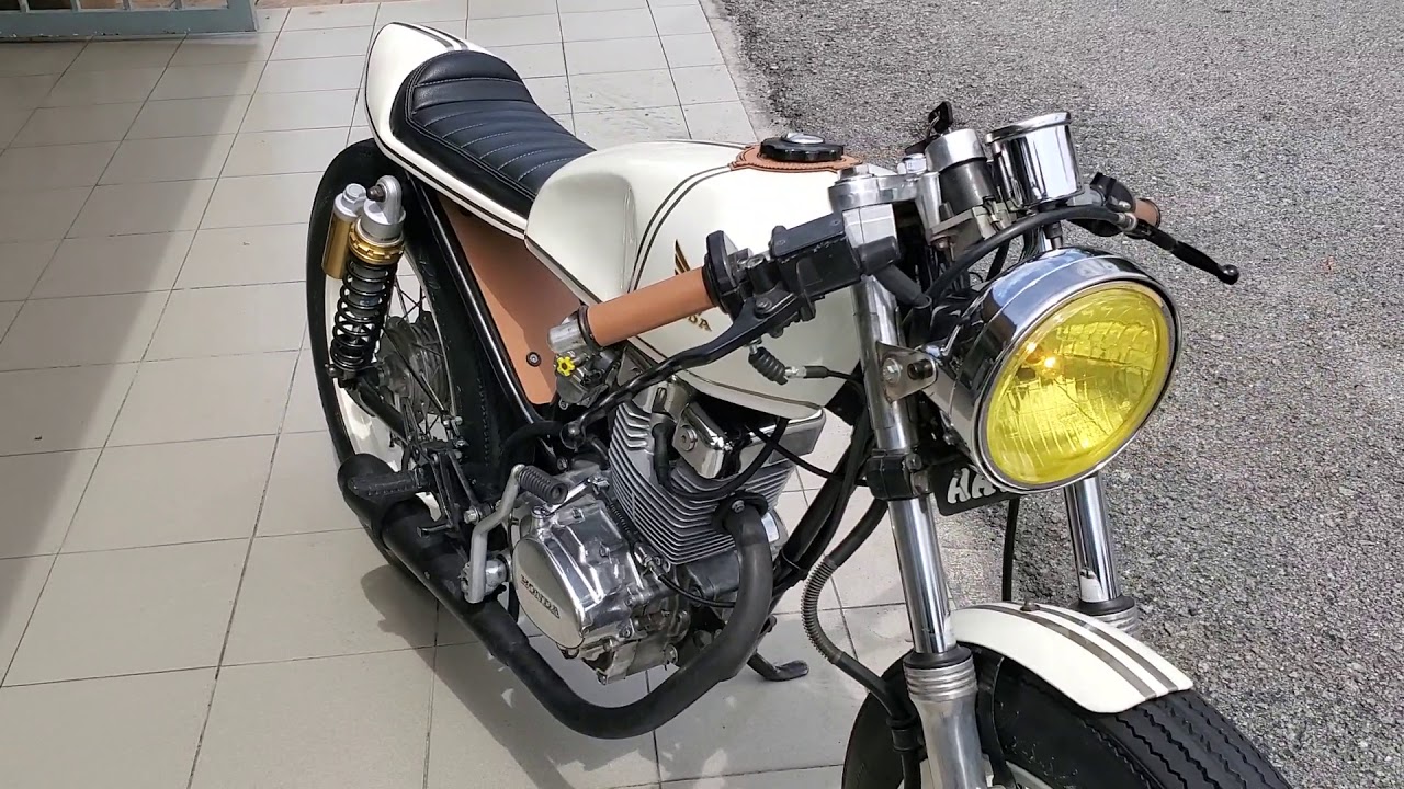 Honda CG125 82' Custom Cafe Racer ! - YouTube