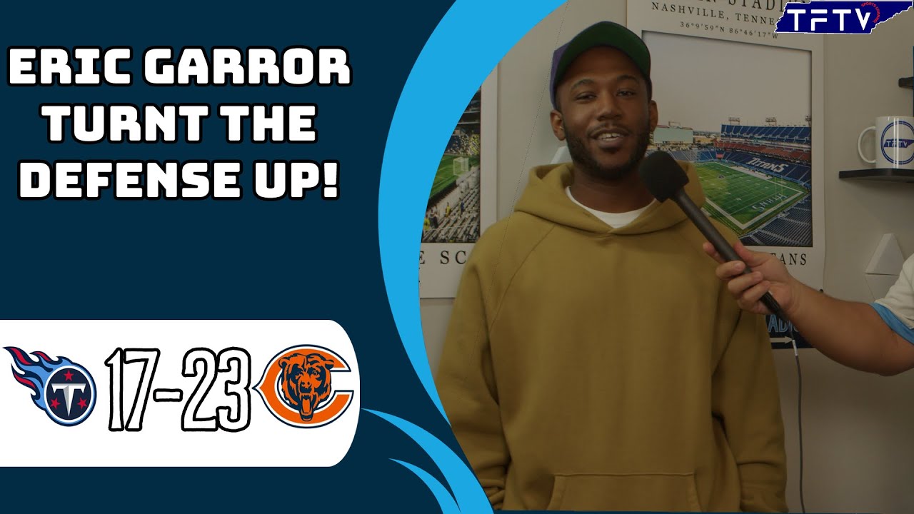 Eric Garror Turnt the Defense Up! | Titans 17-23 Bears | FanSight ...