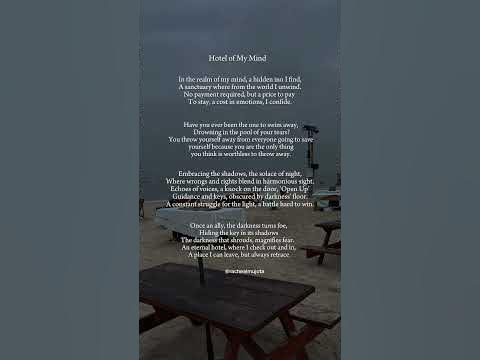 Hotel In My Mind - Poem - YouTube