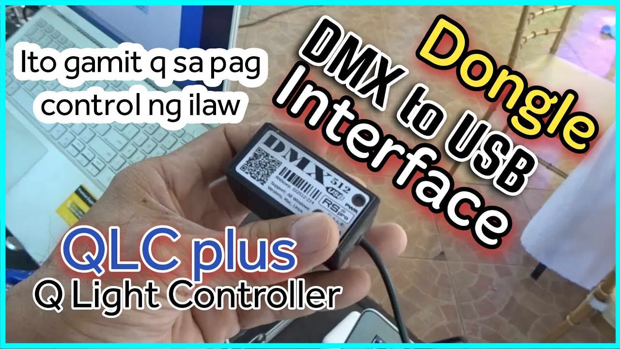 DMX Interface Plus QLC+ | Pang Control ng Ilaw | SAMPLER - YouTube