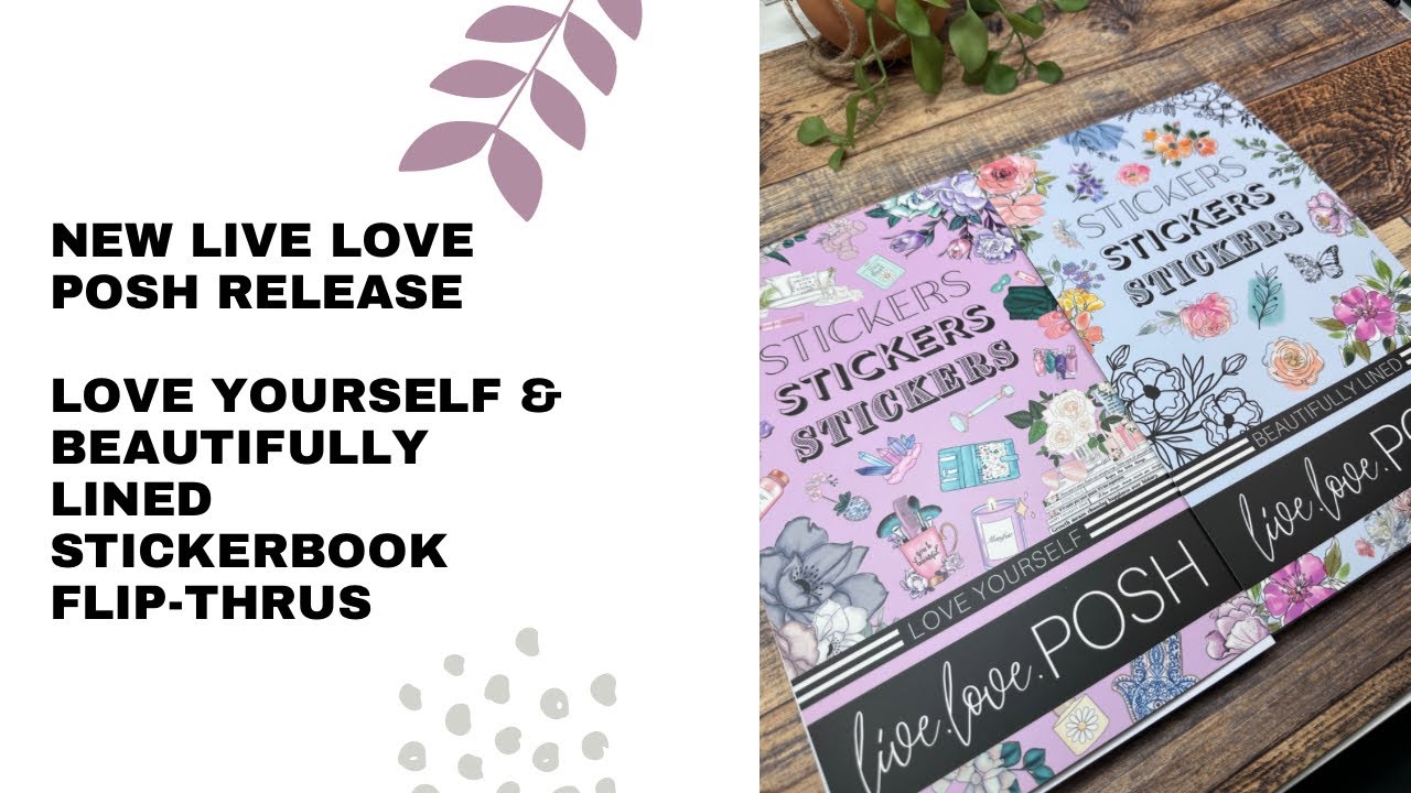 NEW Live Love Posh Release | Sticker Book Flip Thru - YouTube
