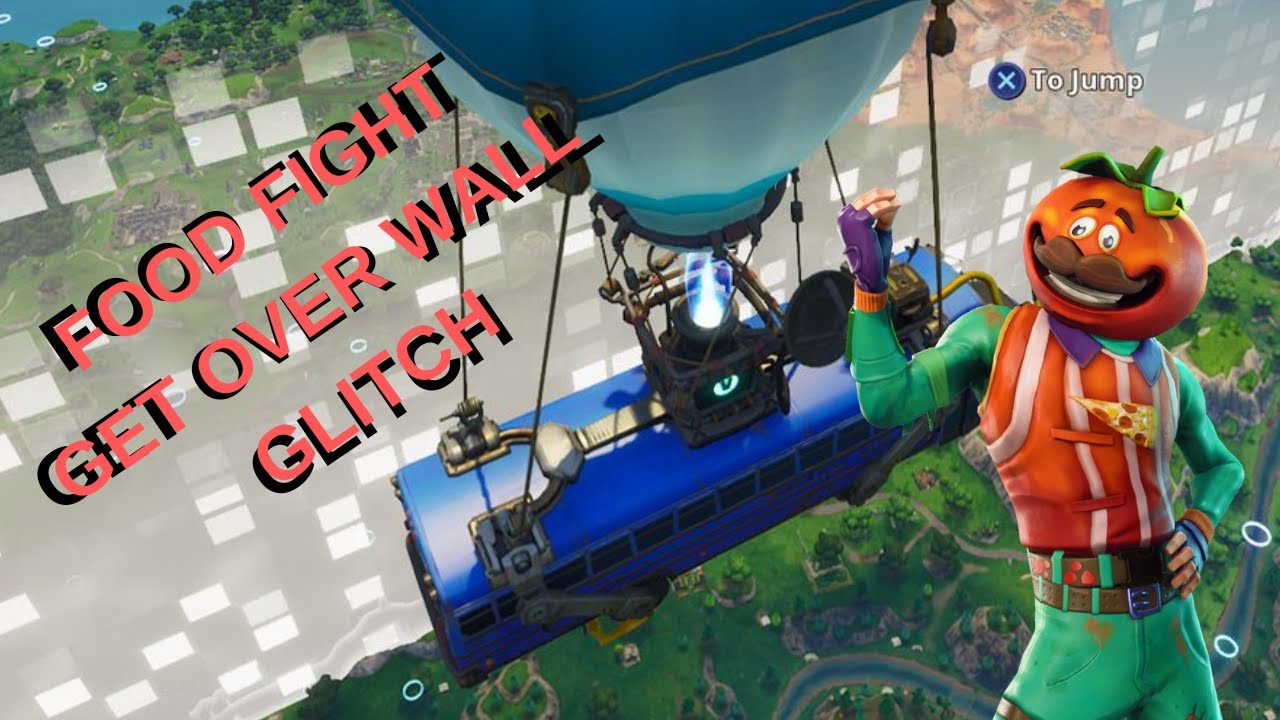 SECRET GET OVER WALL GLITCH - FOOD FIGHT : DEEP FRIED ( 2019 ) Fortnite ...