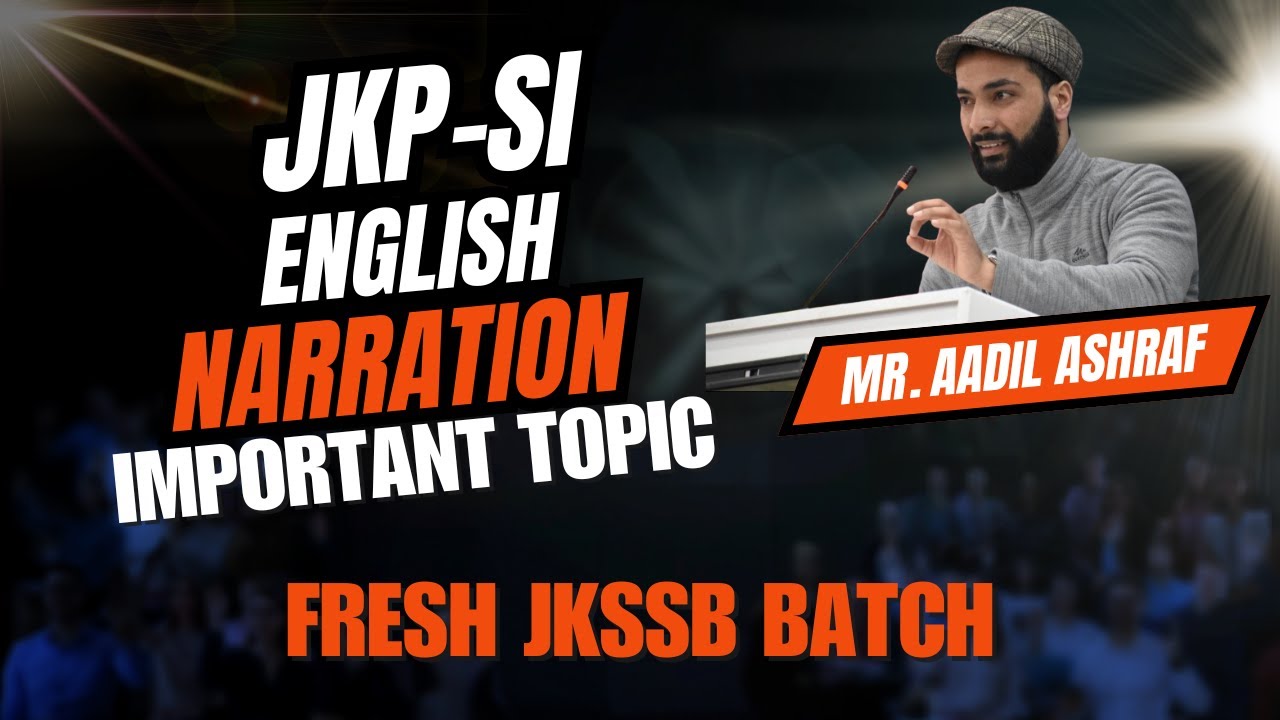 JKP-SI | English : Narration | Essential SI Concepts Explained - YouTube
