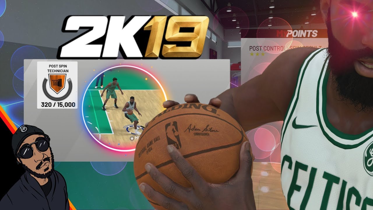 NBA 2K19 | POST SPIN TECHNICIAN BADGE TUTORIAL | 3 STAR WORKOUT - YouTube