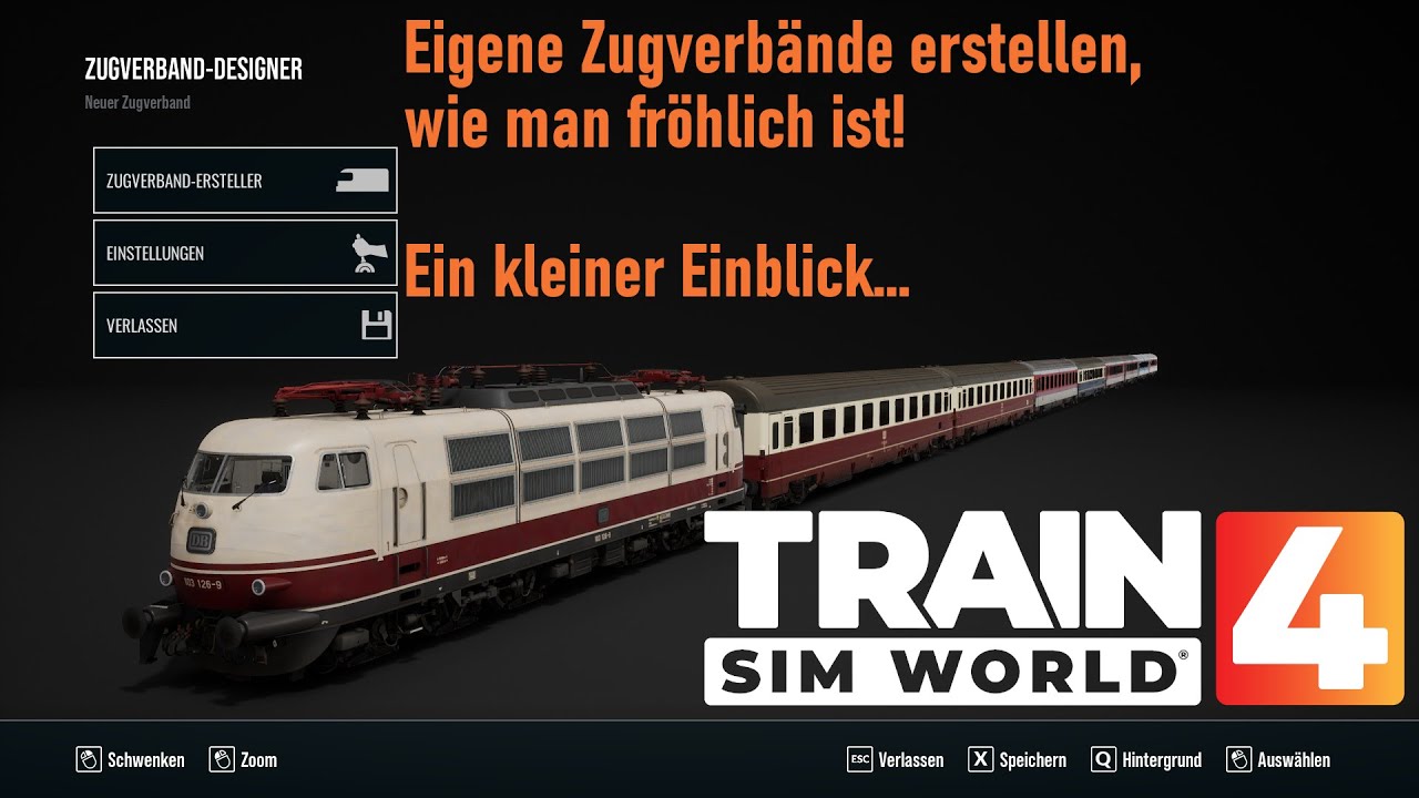 Train Sim World 4 - Der Formation Designer BETA im Test - YouTube