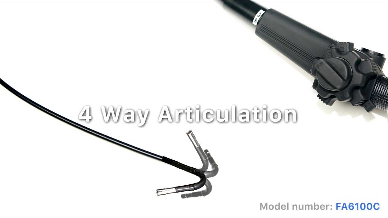 4 Way Articulation FA-series cable with ME borescope - YouTube