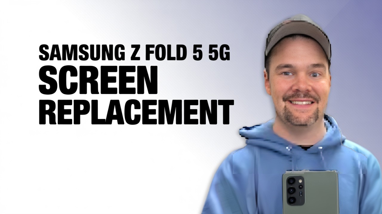 Samsung Z Fold 5 5G Screen Replacement - YouTube