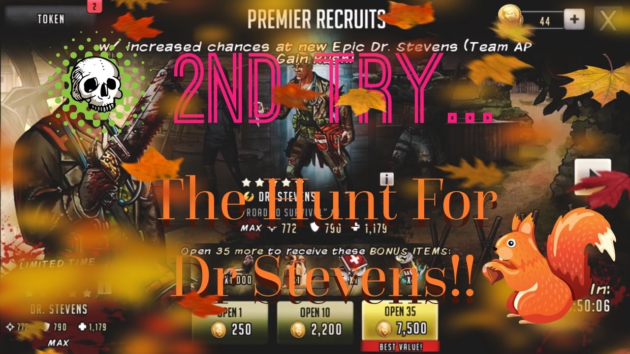 The Hunt For Dr. Stevens 2nd 35 Epic Pull!! TWD:RTS - YouTube