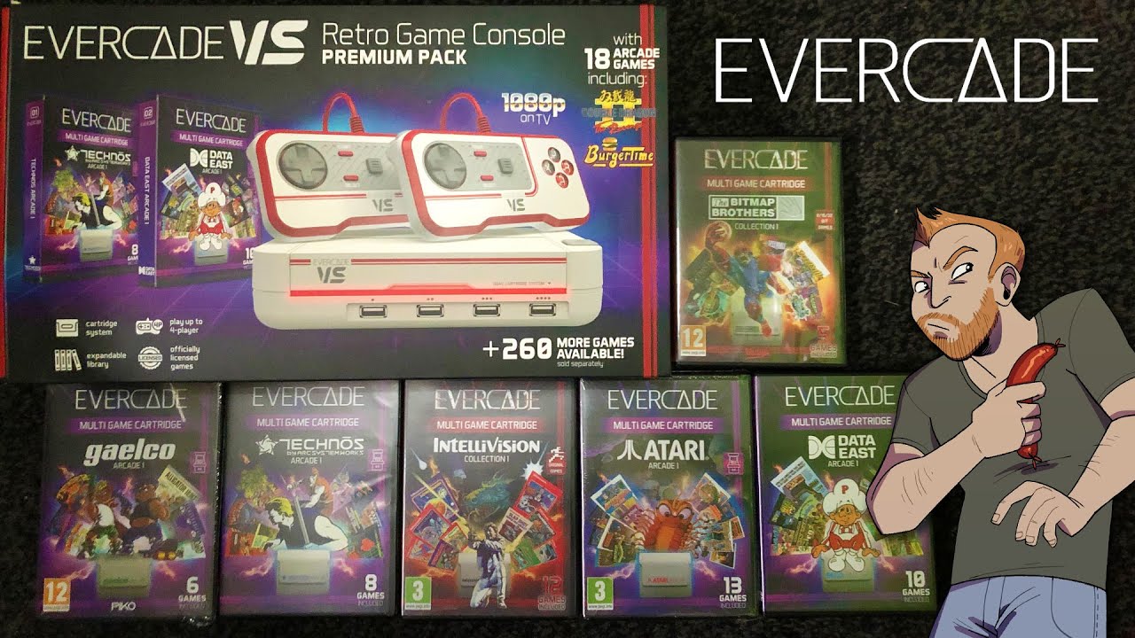 Let's Play Evercade VS Games - TECHNOS ARCADE 1 AND DATA EAST ARCADE 1 ...
