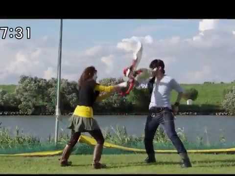 Luka and Joe training (Gokaiger) - YouTube