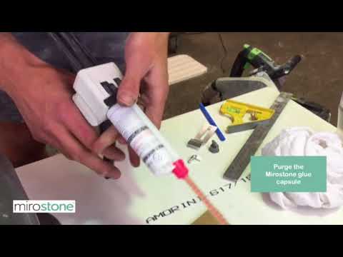 Mirostone Installation - Undermount Sink - YouTube