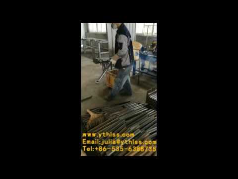 Stanchion Auto welding Machine | Industrial Handrails - YouTube