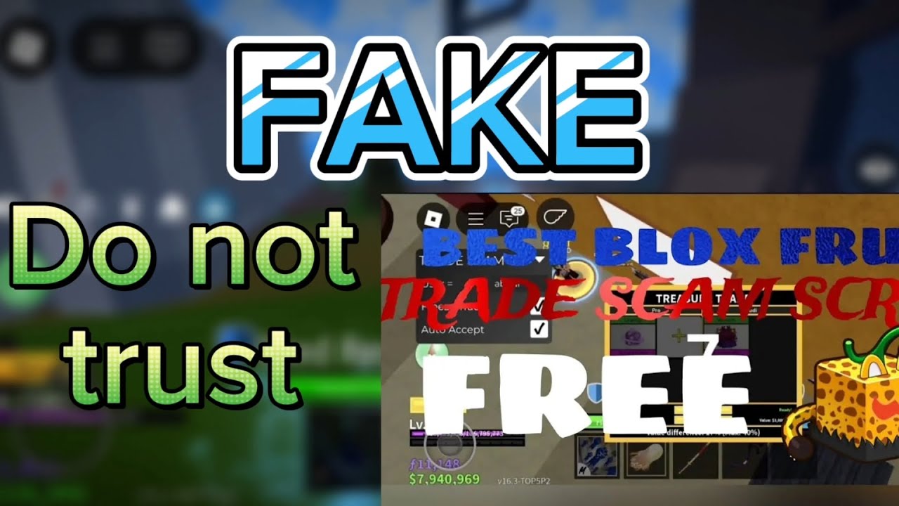 BLOX FRUIT | Trade Scam Scripts are FAKE [EXPOSE VIDEO] - YouTube