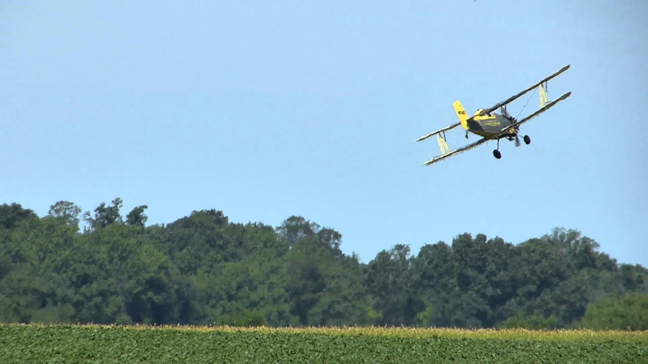Crop Duster Dusting - YouTube
