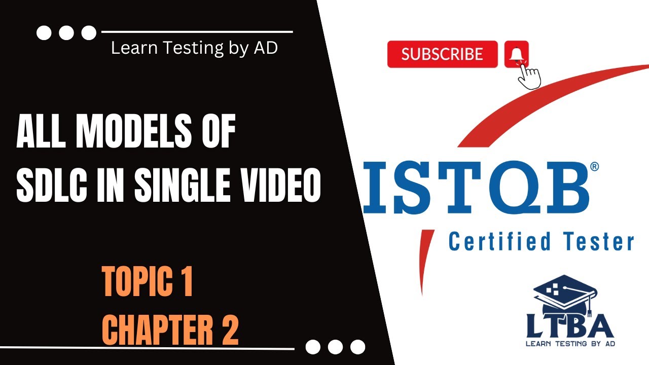 ( P1 C2 ISTQB Foundation Level ) All Models of SDLC in Single Video in ...