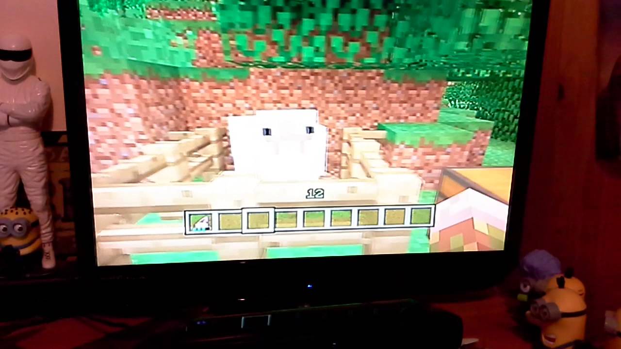 Minecraft xbox 360 invisible sheep glitch - YouTube