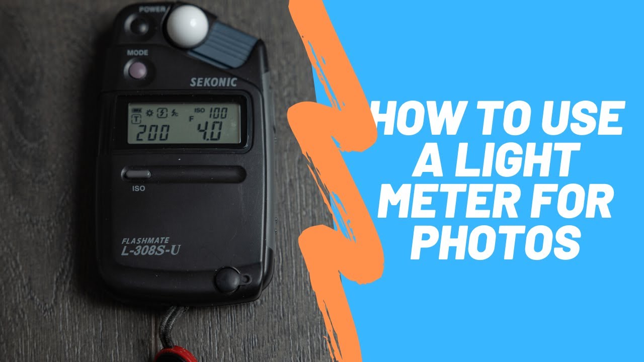 How to use and set a light meter for photography - YouTube