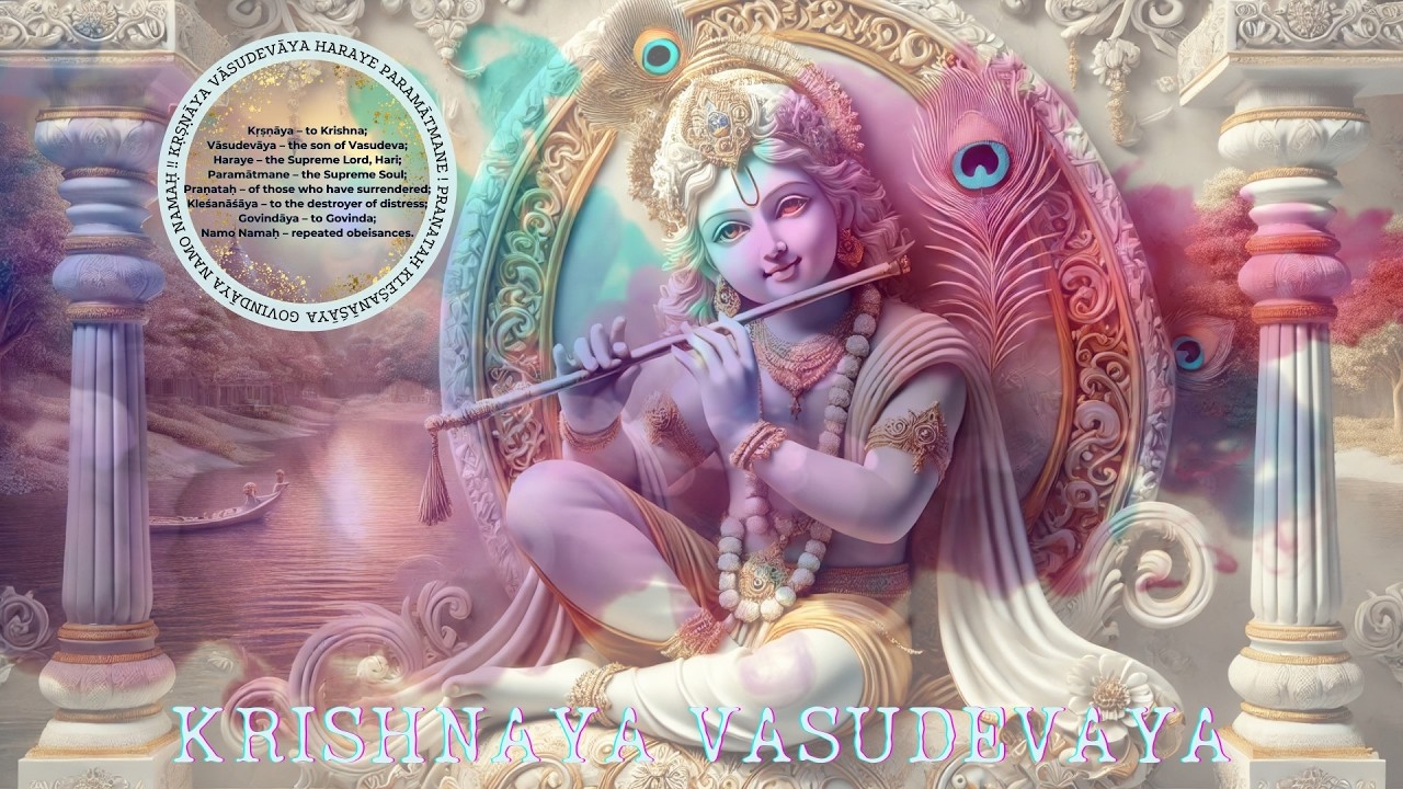 Krishnaya Vasudevaya Mantra| कृष्णाय वासुदेवाय | Remove Problems| 8D ...