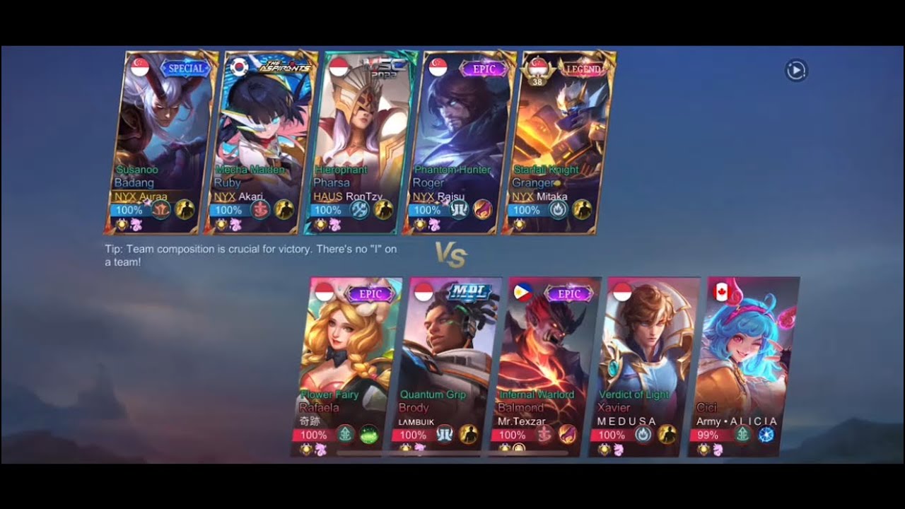 UNDEFEATED BADANG ROAM?! 💯 % Winrate in Season 37 RANKED | Day 3 MLBB ...