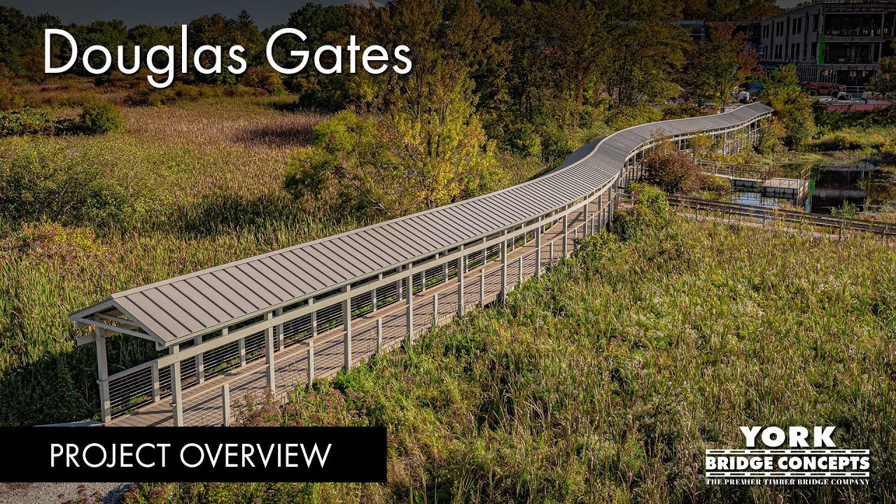 Douglas Gates Covered Wooden Footbridge - Acton, MA | Timber Bridge ...
