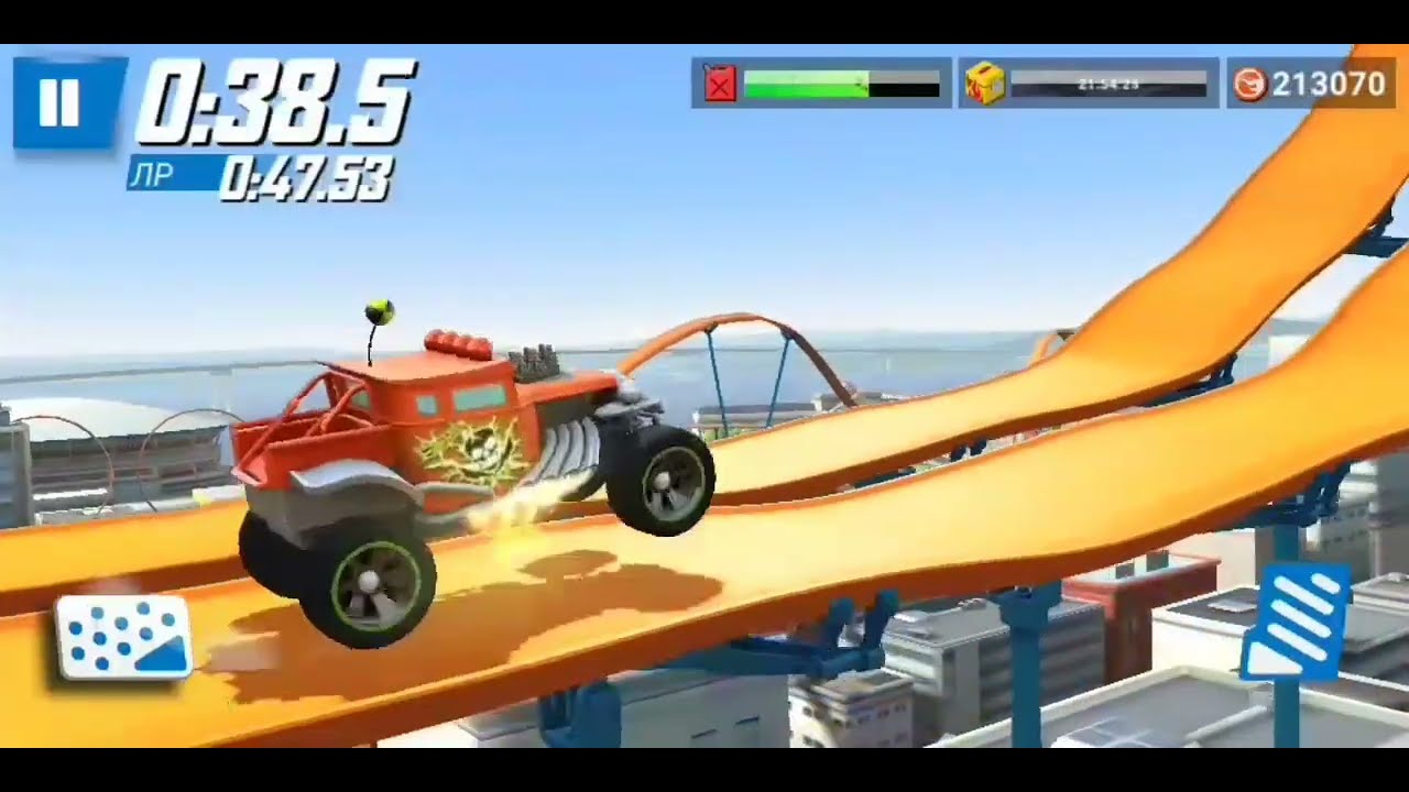 прохождение hot wheels race off #1 - YouTube