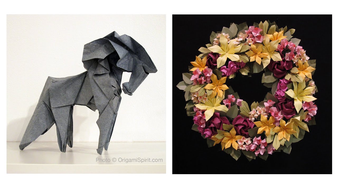 Awesome Origami in New York : : Origami Espectacular - YouTube