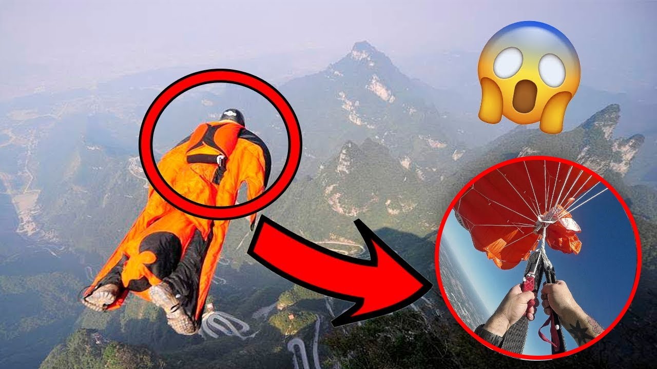 Terrifying Wingsuit Flight Fails Caught On Camera 2021 - YouTube