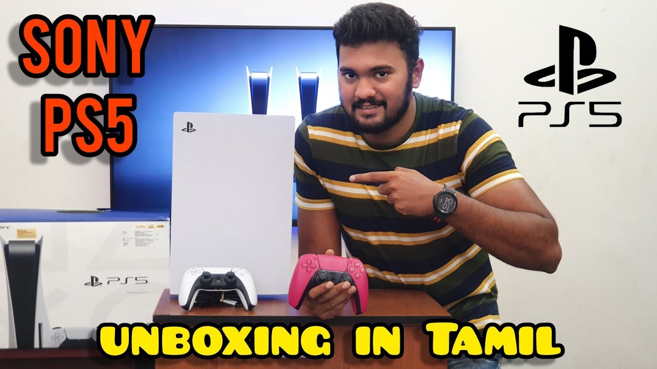 Sony Playstation 5 Unboxing in Tamil 🎮 | PS5 Indian Unit | The Gaming ...