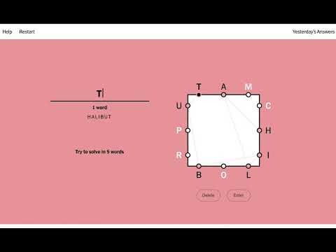 Today's New York Times NYT Letter Boxed 2 October 2022 solved answer ...