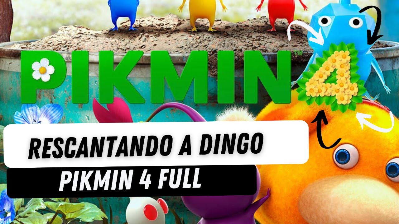 Pikmin 4 FULL- Rescatando a DINGO y para completar BASE - Utilizando a ...