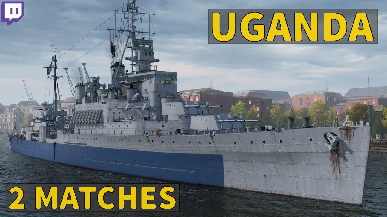 Uganda - 2 Interesting Games | World of Warships - YouTube