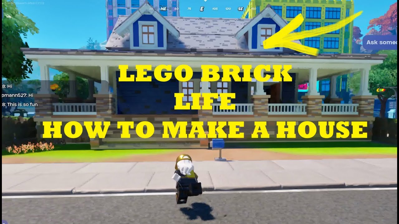 NEW UPDATE Lego Fortnite Brick Life 2024 - How to BUILD A HOUSE ...