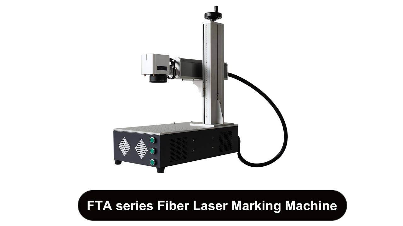 FTA series fiber laser marking / engraving machine MASTER LASER - YouTube