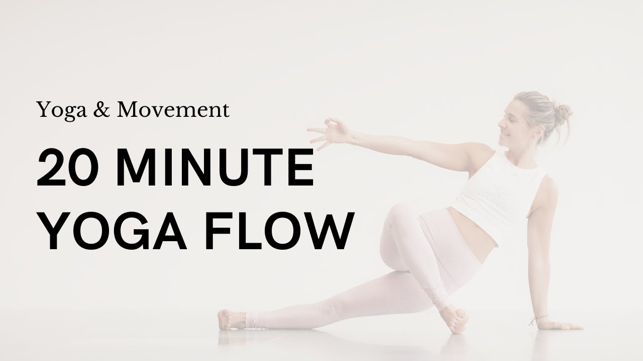20 minute yoga vinyasa flow with the breath. - YouTube