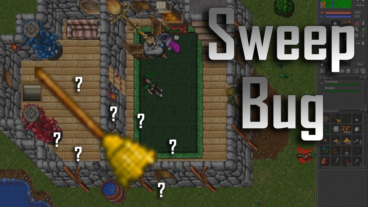 Tibia - Resolver o bug na Sweep [Eclesius' Tasks] - YouTube