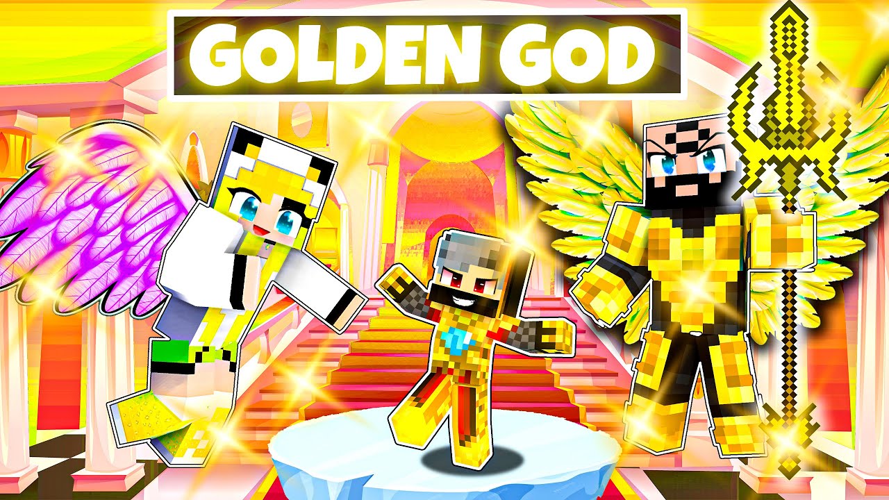 Playing as the GOLDEN GOD In Minecraft (Hindi) - YouTube
