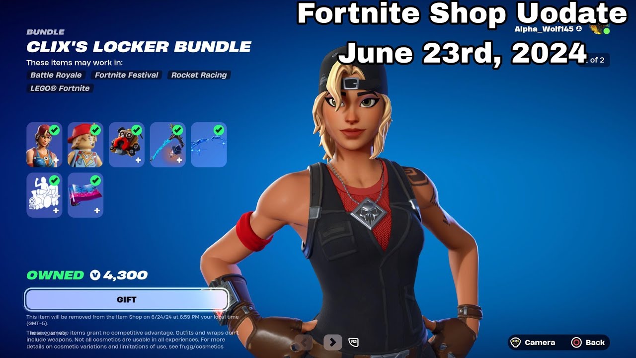 Fortnite: Item Shop Review [June 23rd, 2024] (Fortnite Chapter 5) - YouTube