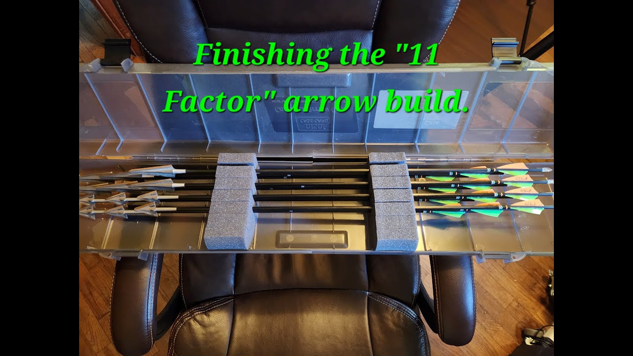 Installing Vanes on the 11 Factor Arrows with Vane Master Pro Fletching ...