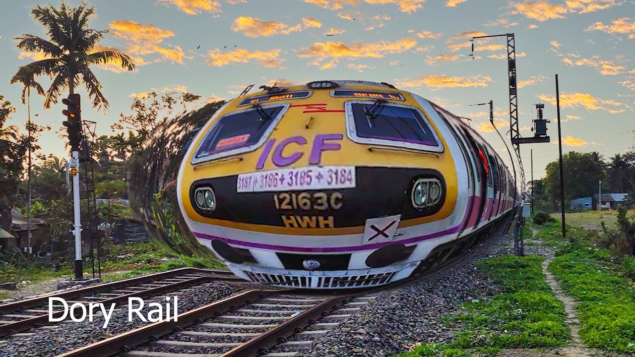 Magical Colorful merger of Trains snake Train Fatty Funny Trains - YouTube