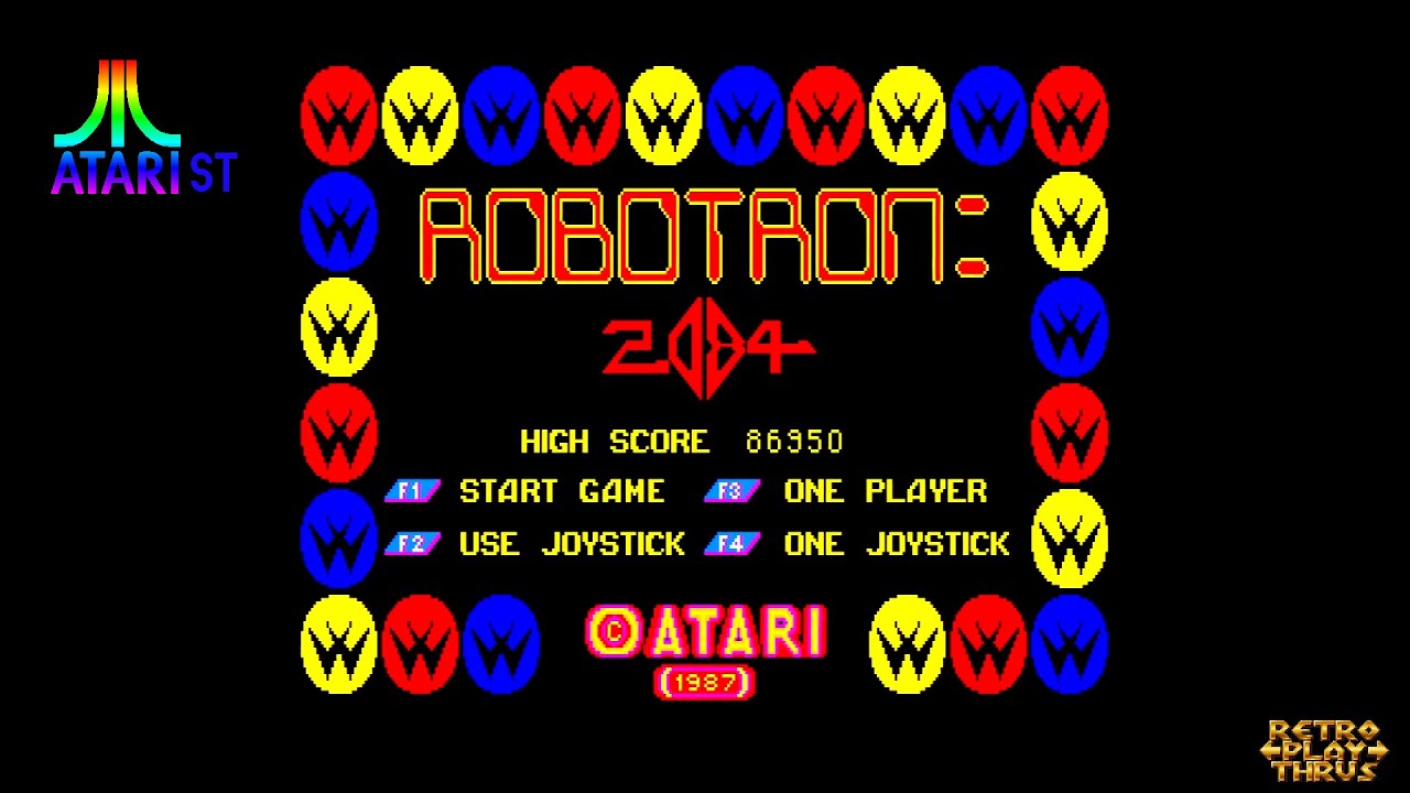 Robotron 2084 - Atari ST [039] Short PlayThru - YouTube