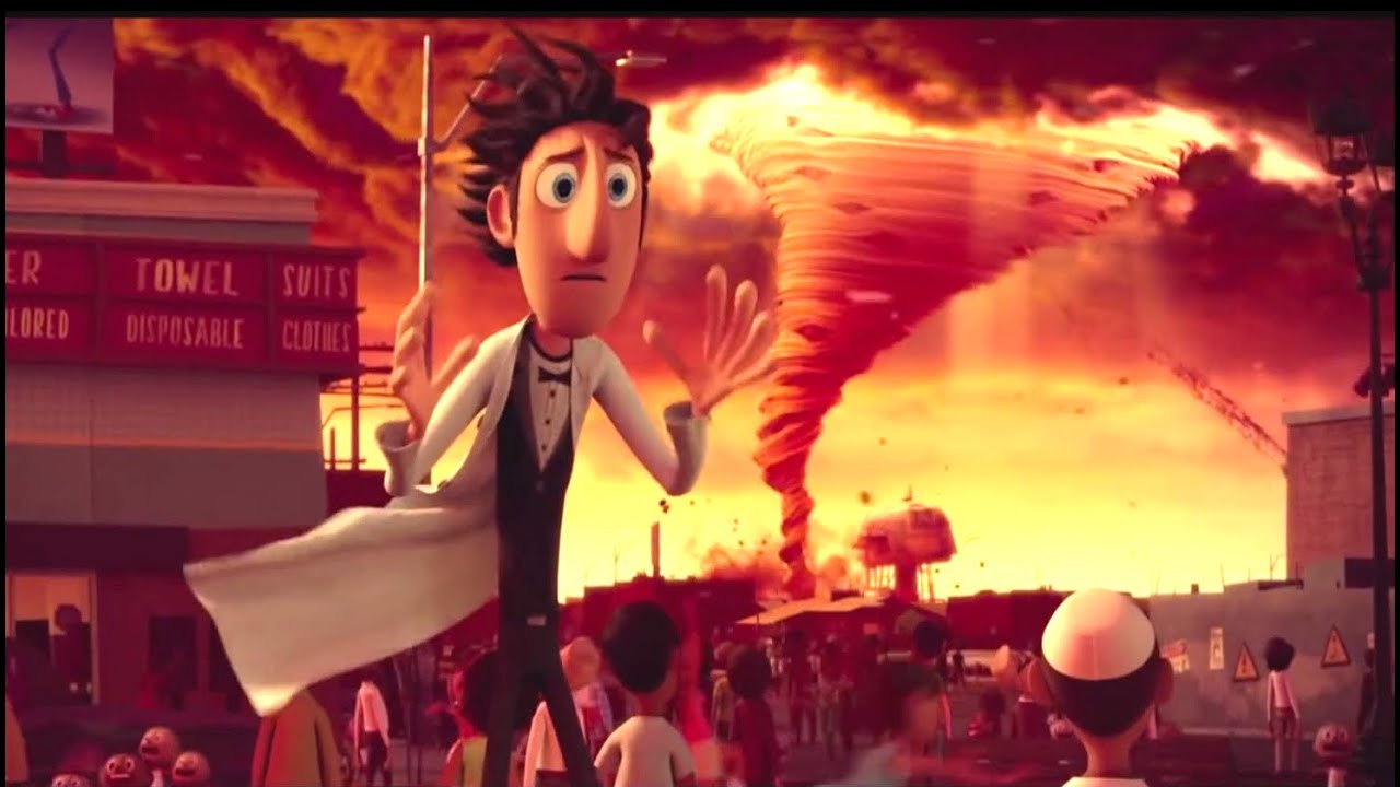 Cloudy with a Chance of Meatballs - Spaghetti Tornado Scene - YouTube
